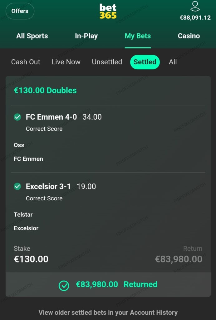 Find Fixed Matches - Where find fixed matches, best football matches ...